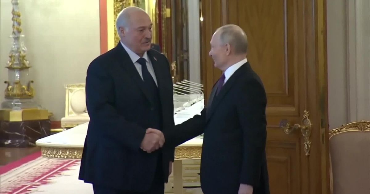 Putin se reúne con Lukashenko en el Kremlin para la reunión anual del ...