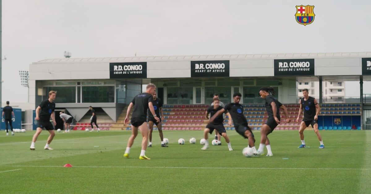 Raphinha, Bernal y Christensen vuelven a hacer parte de la sesión con ...