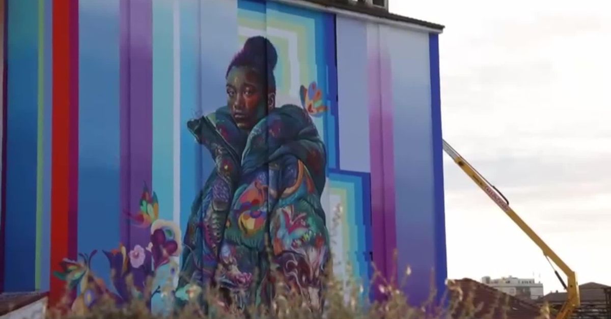 Fachadas con mucho arte